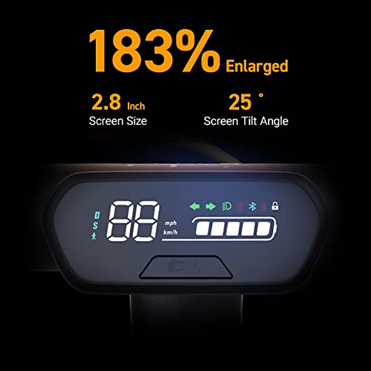 Segway Ninebot E2 Electric KickScooter- 250W Brushless Motor, Up to 15.5 Miles Range & 12.4 MPH, 8.1" Shock-Absorbing Tires, Electronic Drum Brake, Commuter E-Scooter for Adults and Teens