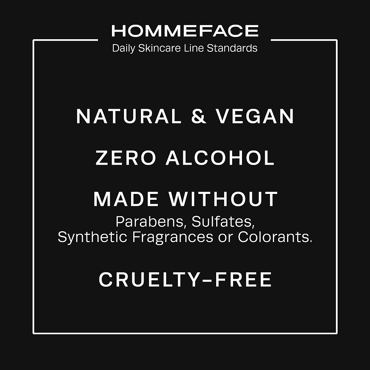 HommeFace Daily Face Wash for Men, 4.22 Fl. Oz. Gentle Facial Cleanser for Deep Cleansing & Purifying with Collagen, Witch Hazel & Cica Extracts, Vegan