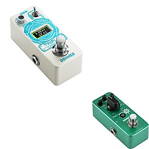 Donner Reverb and Looper Pedals for Electric Guitar