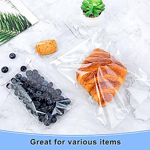 150 Pcs Self Sealing Cellophane Bags with 3 Sizes 3x4, 4x6, 6x9 inches. Cellophane Treat Bags Self Adhesive Cookie Bags, Sandwich Bags, Resealable Cellophane Bag for Packaging.