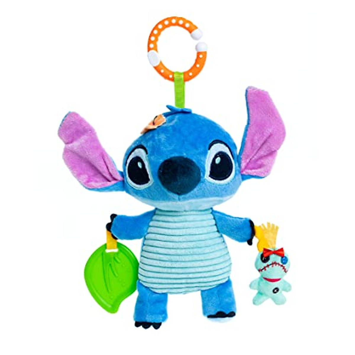 KIDS PREFERRED Disney Baby Lilo & Stitch - Stitch On The Go Activity Toy 12 Inches, Blue (KP79988)