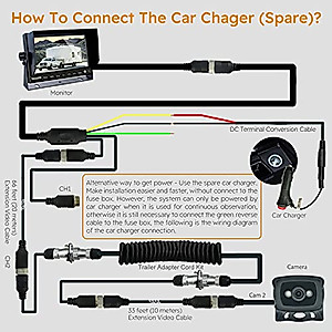 VECLESUS 1080P Replacement or Additional Backup Camera for VMS,VMST & VMQD, 4 Pin Universal Connector HD Rear View Camera, Super IR Night Vision Wired Backup Camera