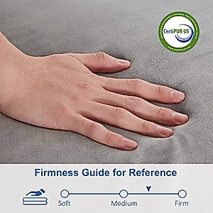 SINWEEK Folding Mattress, 4" Foldable Mattress with Storage Bag Tri Foam Topper Floor Cot Mattress, Guset Bed with Machine Washable Cover and Waterproof Lining, CertiPUR-US Certified 25 x 75 Inch