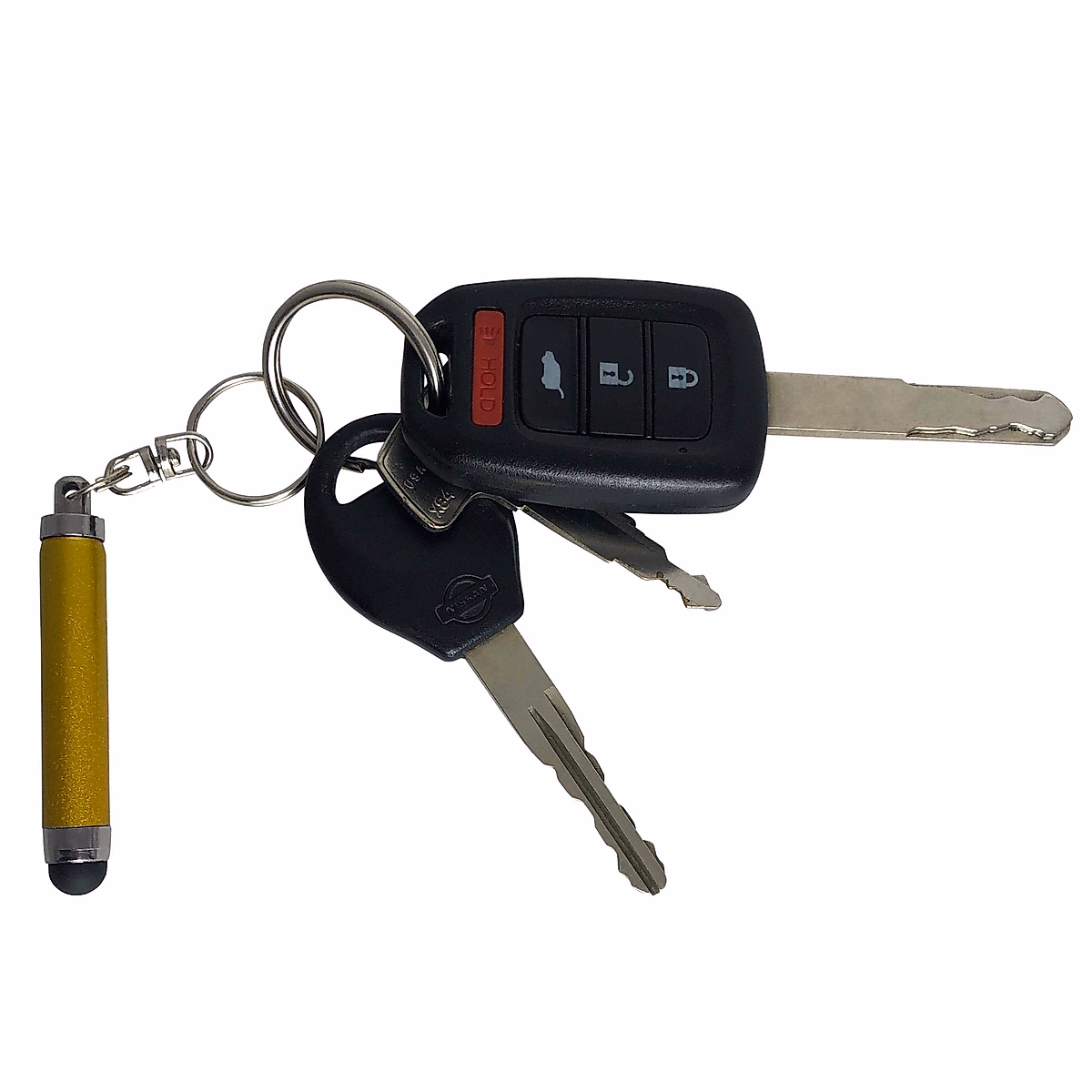 BoxWave Stylus Pen for Lockly Secure Plus (Stylus Pen Bullet Capacitive Stylus, Mini Stylus Pen with Keyring Loop for Lockly Secure Plus - Bronze