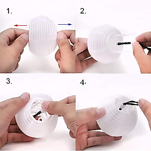 ALLOMN Solar Lantern String Lights, 19.7ft 30LED Waterproof Garden Lantern, String Lights Fair Lights with Fabric Lantern Exterior and Interior Decoration for Christmas, Garden, Home, Yard(Warm White)