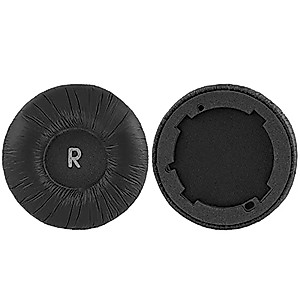 Geekria QuickFit Leatherette Replacement Ear Pads for JBL T600BTNC, Tune 600BTNC Headphones Ear Cushions, Headset Earpads, Ear Cups Cover Repair Parts (Black)