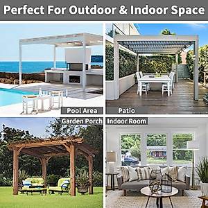 Easy-Going 100% Waterproof Outdoor Curtains Windproof Weatherproof Porch Curtains, Premium Thick Outdoor Privacy Grommet Top Panels for Patio, Gazebo and Pergola, 2 Panels, 54x96 inch, Red