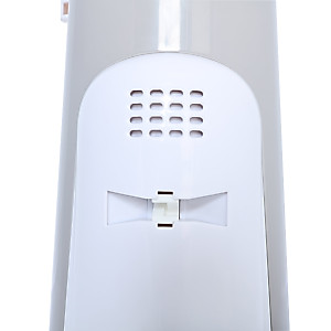 Brentwood J-30W Tall Electric Can Opener with Knife Sharpener & Bottle Opener, White