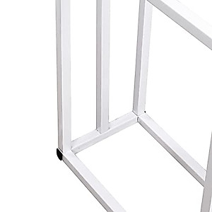 Metal Freestanding Towel Rack 3 Tiers Hand Towel Holder Organizer for Bathroom Accessories, White