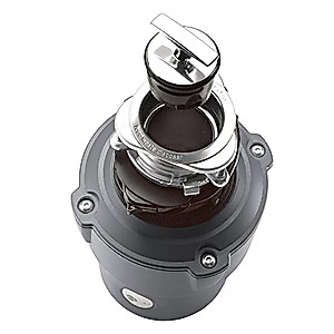InSinkErator Garbage Disposal, Evolution Cover Control Plus, Quiet Series, 3/4 HP Batch Feed, Gray