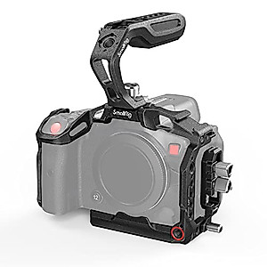 SmallRig R5C Camera Cage Handheld Kit for Canon R5 C with Top Handle, Full Cage, Cable Clamp for HDMI&USB-C -3891