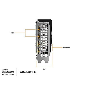 GIGABYTE Radeon RX 6700 XT Gaming OC 12G Graphics Card, WINDFORCE 3X Cooling System, 12GB 192-bit GDDR6, GV-R67XTGAMING OC-12GD Video Card