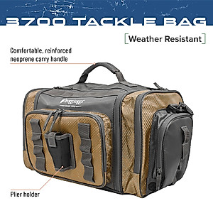 FROGG TOGGS Heavy Duty Fishing Tackle Duffle Bag, Solid Brown Elements, 3700