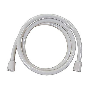 RecPro 4" RV Tub and Shower Diverter Faucet White/Smoke with Handheld Shower Head & Hose