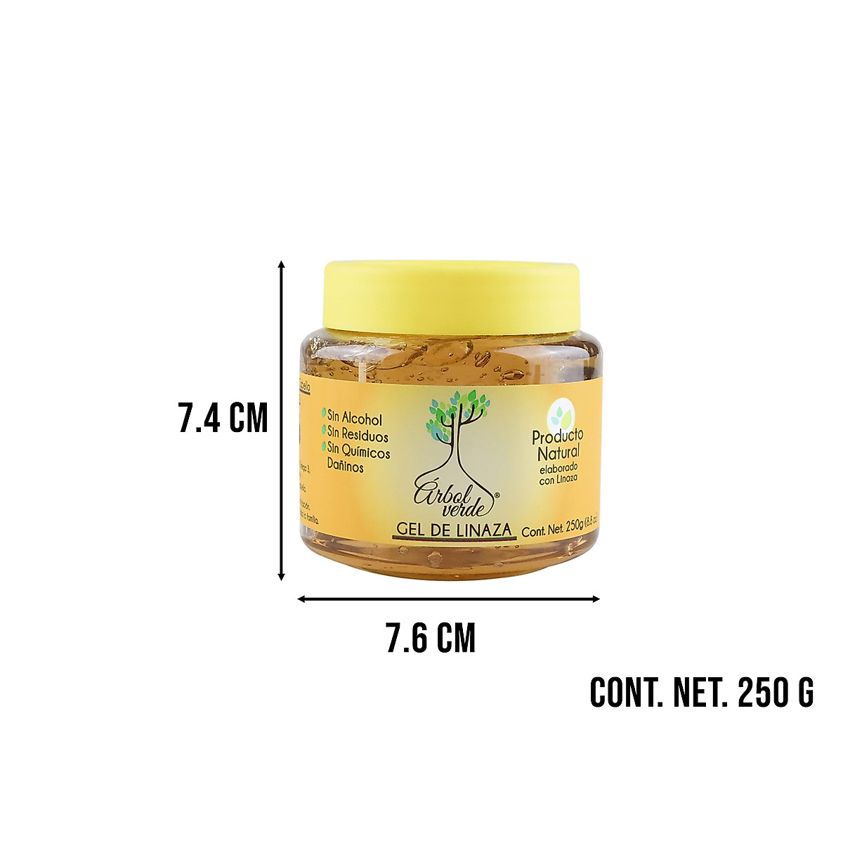 Linseed Hair Gel (8.8 oz) - Natural products- Fights Hair Loss - No alcohol, No sulfates, No Parabens, No Silicon