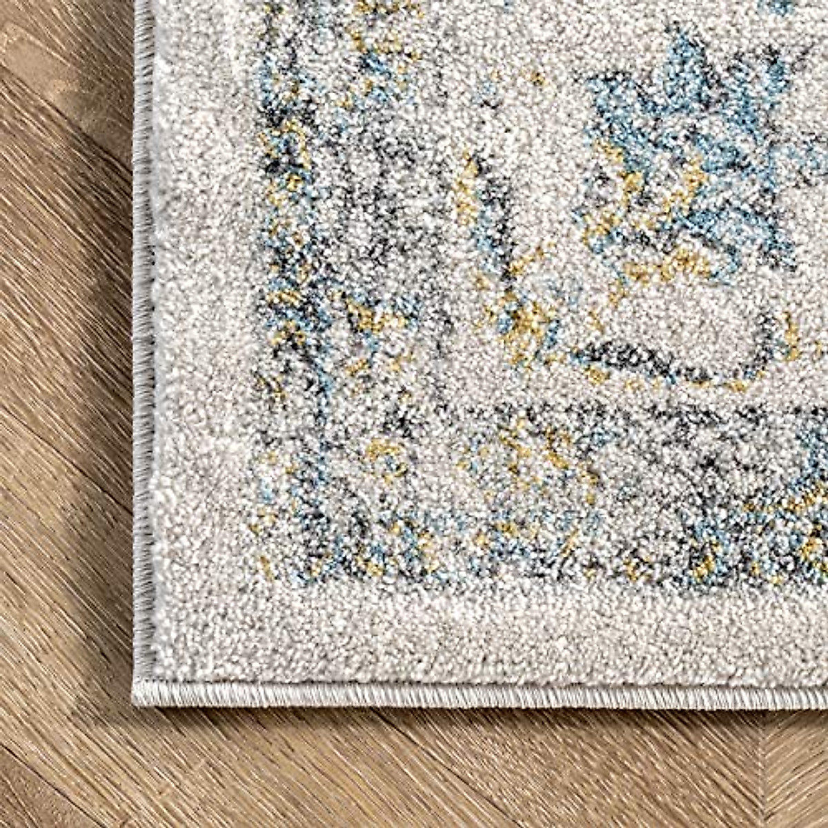 nuLOOM Persian Verona Distressed Area Rug, 3' x 5', Blue