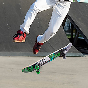 Sakar Minecraft Mob 31 inch Skateboard, 9-ply Maple Deck Skate Board for Cruising, Carving, Tricks and Downhill