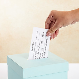 Juvale 2000 Raffle Ticket Sheets, Blank Entry Forms for Contests, School Events (White, 20 Pads)