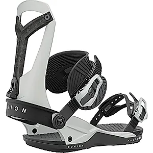 Union Falcor Snowboard Bindings Reflective Silver Sz L (10.5+)