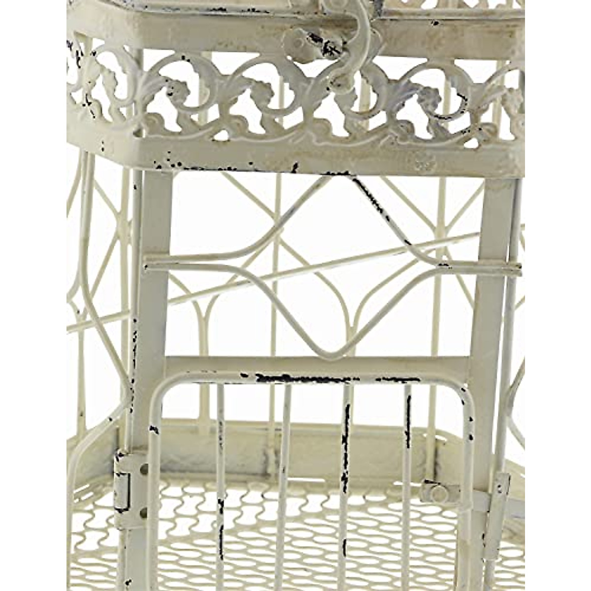 Bellaa Metal Bird Cage 21 Inch 18 Inch and 14 Inch Set of 3
