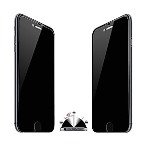 pehael [3-Pack] iPhone 8 Plus iPhone 7 Plus High Definition Privacy Screen Protector, Black Tempered Glass Screen Protector, Easy Install (5.5 inch)