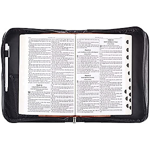 Personalized Custom Bible Cover for Men Forro símil Cuero placa Fe Negro Christian Gift for Father, Brother, Son, Grandpa, Grandson Laser Engraved Imprinting Your Text Name (Grande)