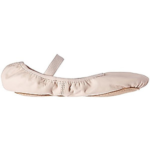 Bloch Women's Dance Belle Full-Sole Leather Ballet Shoe/Slipper, Theatrical Pink, 4 C US