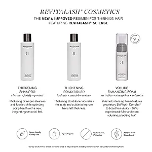 RevitaLash Cosmetics, Volume Enhancing Foam Thinning Hair Solution, Physician Developed & Cruelty-Free