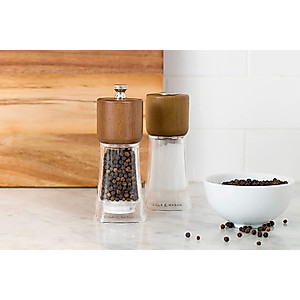 Cole & Mason Macclesfield Pepper Mill and Salt Shaker Gift Set, 5.5"", Clear"