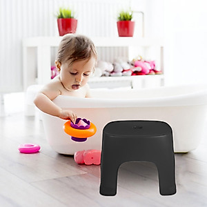 DECHOUS Low Stool Foot Stool Household Footstool Toddler Bathroom Step Nonslip Footstool Step for Toddlers Toilet Stool Toilet Stepping Stool Bathroom Stool Office PVC Aldult Step Stool