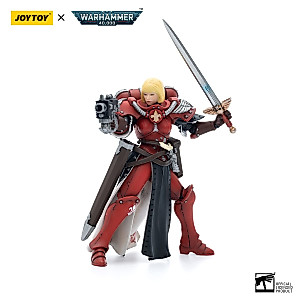 HiPlay JoyToy Warhammer 40K Adepta Sororitas Battle Sisters Order of The Bloody Rose Sister Superior Kamina 1:18 Scale Collectible Action Figure