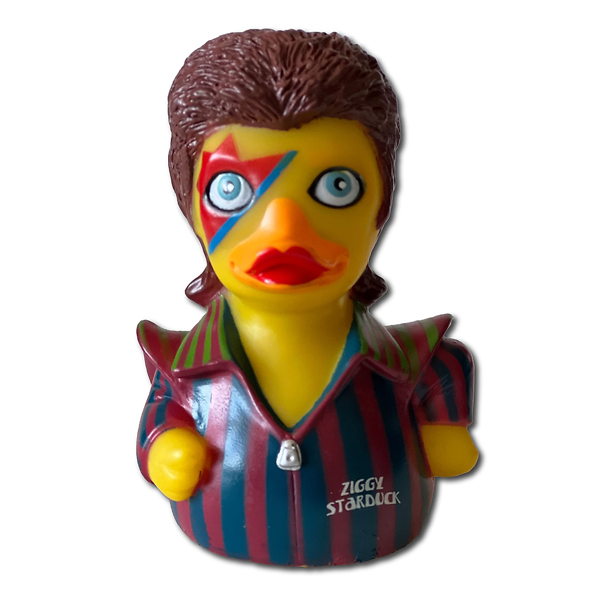 CelebriDucks - Ziggy Starduck - Floating Rubber Ducks - Collectible Bath Toy Gift for Kids & Adults of All Ages