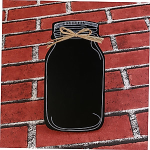 NUOBESTY 3pcs Bottle Message Board Decorative Table Blackboard Mini Table Blackboard Mini Blackboard Easel Woodsy Decor Mini Chalkboard Stands Mini Chalkboard Signs Food Wedding Bamboo