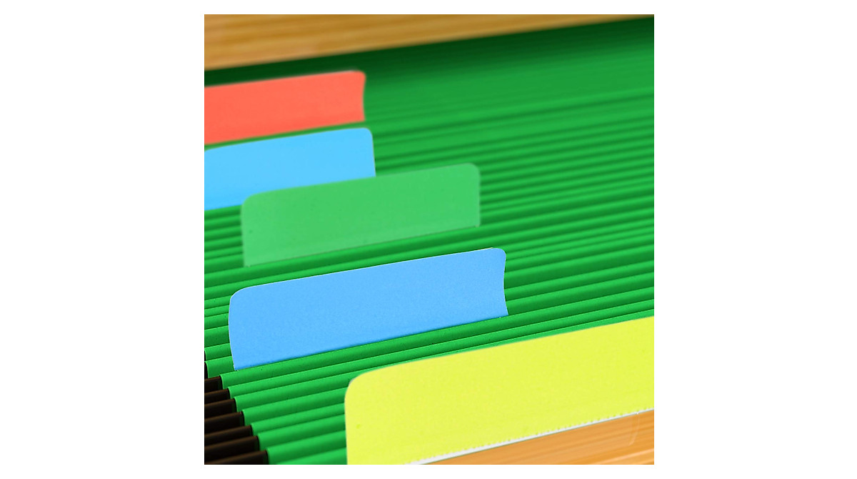 Organize with 400 Writable Sticky Index Tabs - 10 Colors