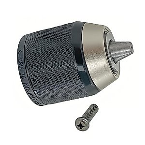 N242399 766015-4 763252-1 763248-2 Chuck Keyless 2-13mm 1/2-20UNF Replacement for DeWALT BOSCH MAKITA HITACHI Ryobi BIT