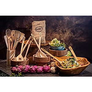 Double-sided Reversible Walnut Wood Cutting Board and Cheese Table by hachka, Round Wooden Charcuterie, Service Table, and Cutting Board.