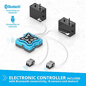 Engino Maker Pro Robotized 100 Models Set, Building Toys for Kids 10+, STEM Robotic Toy, Engineering Kit, Coding STEM Project, Gift for Boys & Girls