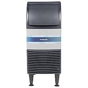 Scotsman CU0415MA-1 Essential Ice Cube-Style Ice Maker with Bin, Stainless Steel, 115-Volts, Gray Stainless Steel