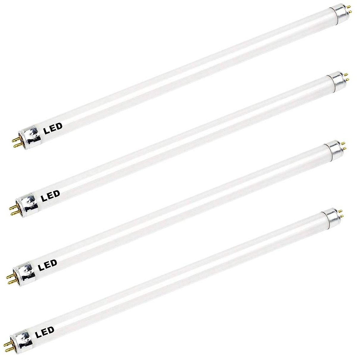 Bluex Bulbs 4 Pack T5 21 Inch LED F13T5CW LED Replacement Bulb F13T5 LED 9 Watts 920 Lumens Cool White 4100k F13 T5 13 Watt Bulb