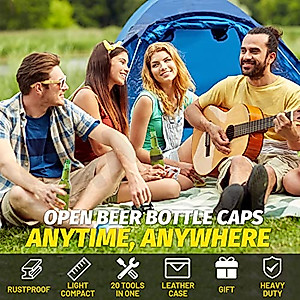 Valentine's Day Gifts for Him Boyfriend Husband, 20-in-1 Credit Card Multitool, Christmas Gifts for Men Who Have Everything, Cool Gadgets for Men Husband, Boyfriend, Grandpa, Adults, Tools for Men