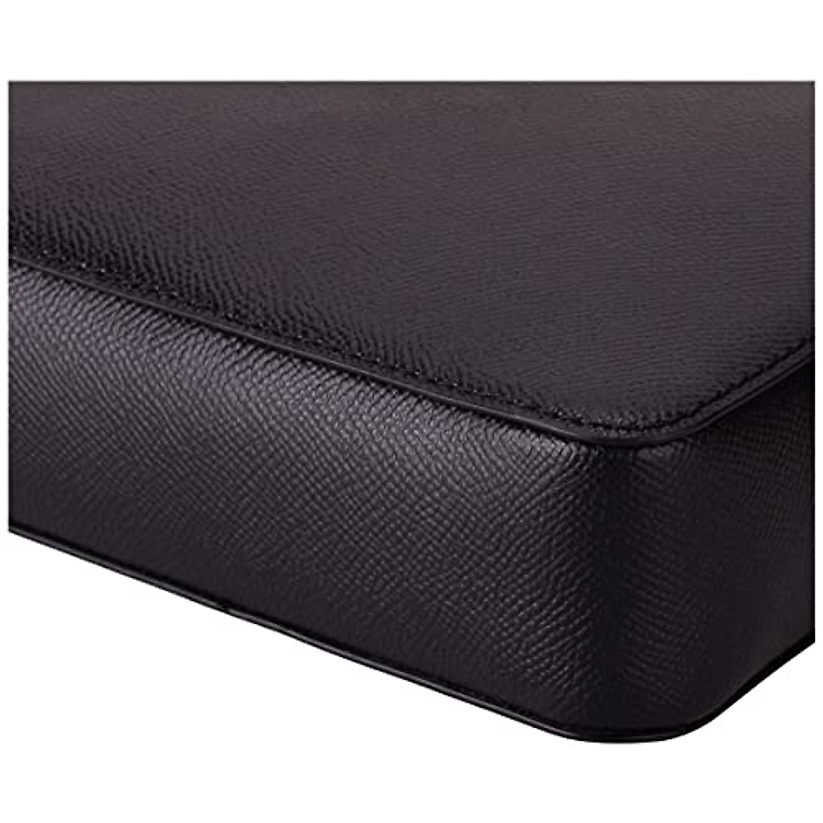 Michael Kors Women's Jet Set Crossbody Leather Bag, Black, Large