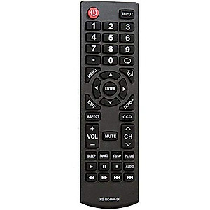 NS-RC4NA-14 Remote Control Replaced for Insignia TV NS-46D400NA14 NS-50D400NA14 NS-39L400NA14 NS-39D40SNA14 NS-32D201NA14 NS-46D40SNA14 NS-50DSNA14 NS-42D40SNA14 NS-65D550NA15 NS-65D4400A14