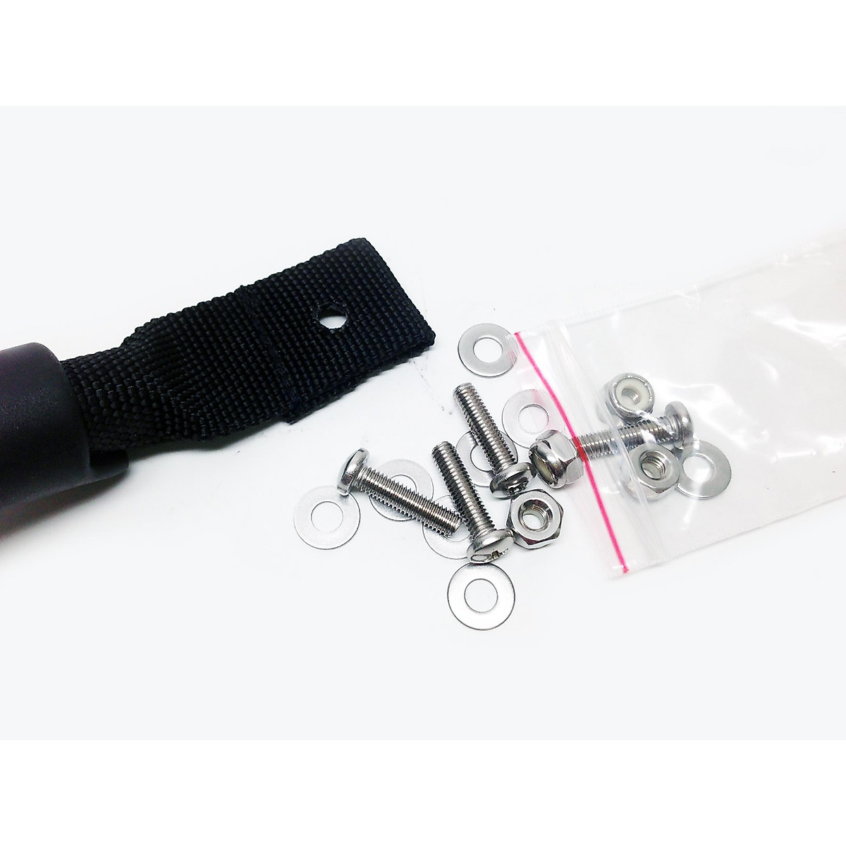 Pactrade Marine Durable Rubber Handles for Kayak, Canoe or Luggage with Hardware, Set of 2