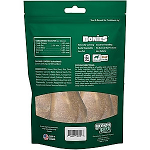 BONIES Natural Calming Formula Dog Treats - Contains Chamomile & Lavender, Help Anxiety, Excessive Barking & Trembling, Chicken Flavor, Large, 5 Bones