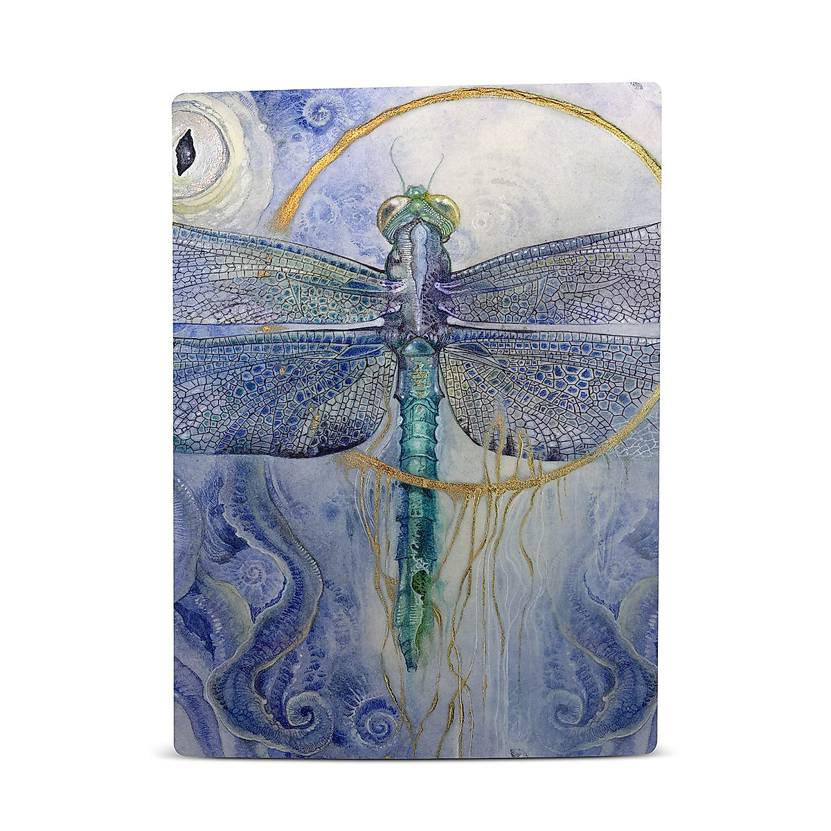 Head Case Designs Officially Licensed Stephanie Law Dragonfly Art Mix Vinyl Faceplate Sticker Gaming Skin Case Cover Compatible with Sony Playstation 5 PS5 Disc Edition Console & DualSense Controller
