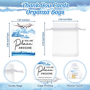 Tondiamo 36 Sets Flight Attendant Appreciation Gifts Airplane Lapel Pins with Thank You Cards for Travel Adventure Party Favor Christmas Gift