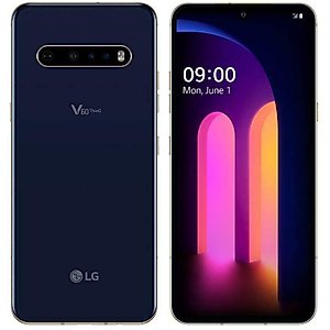 LG V60 ThinQ 5G 128GB Android Smartphone LM-V600TM (Renewed) (Classy Blue, 128GB, GSM Unlocked)