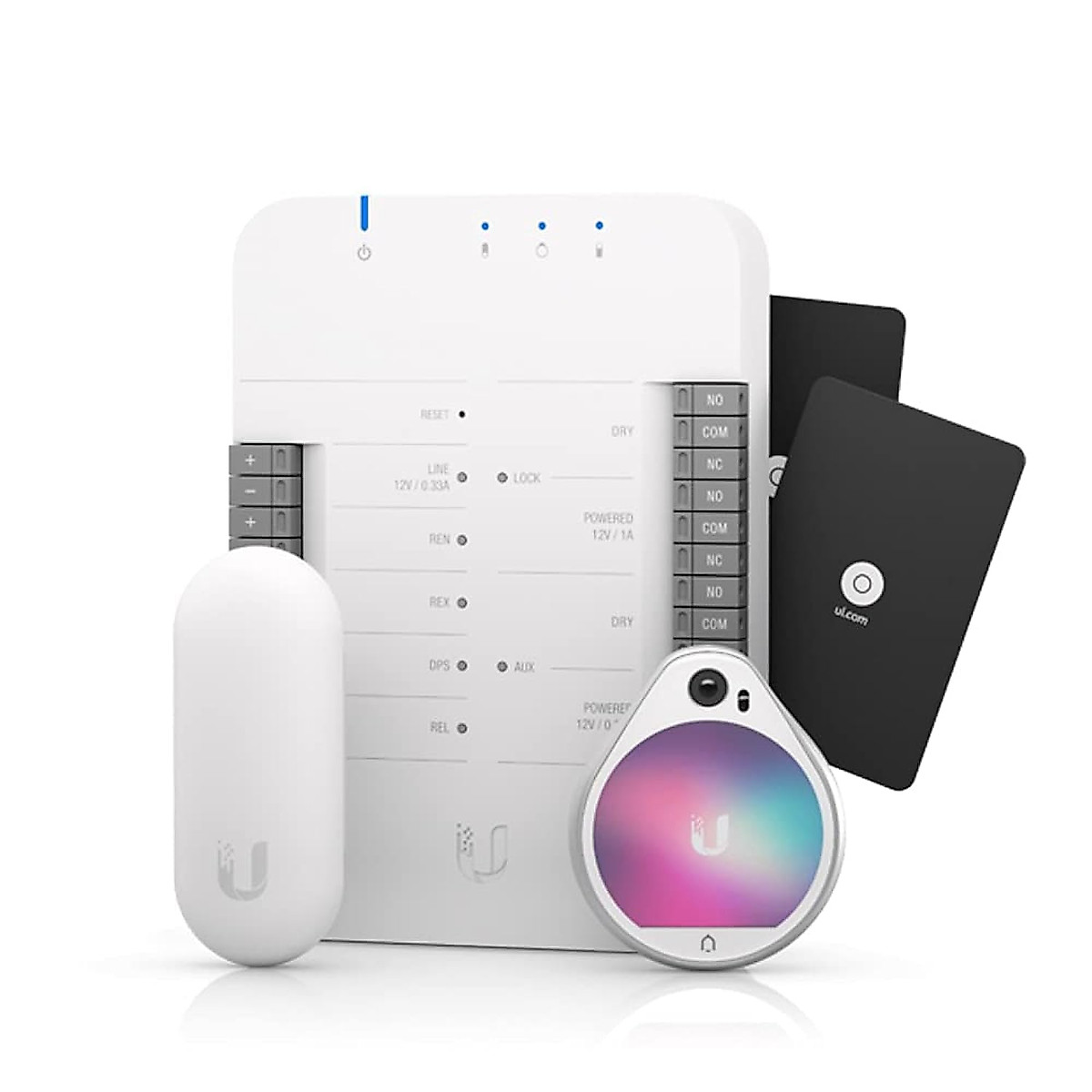 Ubiquiti Networks Comprehensive Starter Kit to, W125876671 (to Set up a Premium UniFi Access Solution UA-SK-EU, White, CE, FCC, IC, PoE)