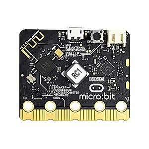 Waveshare BBC Micro:bit V2 Upgraded Processor Built-in Speaker and Microphone with Touch Sensitive Logo