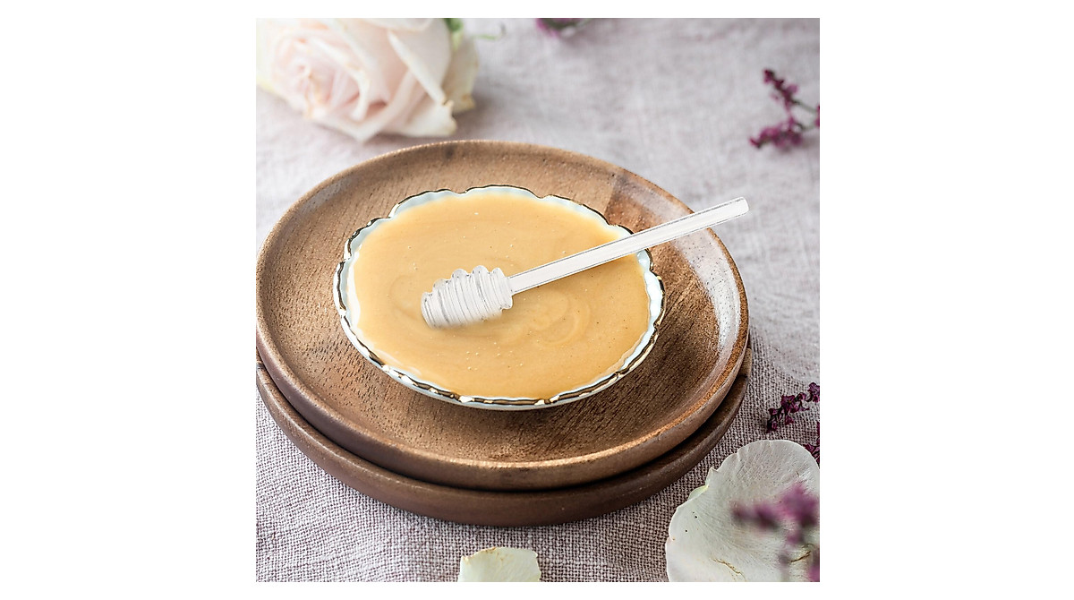 Reusable Glass Honey Dipper Sticks - No Mess, Easy Pour